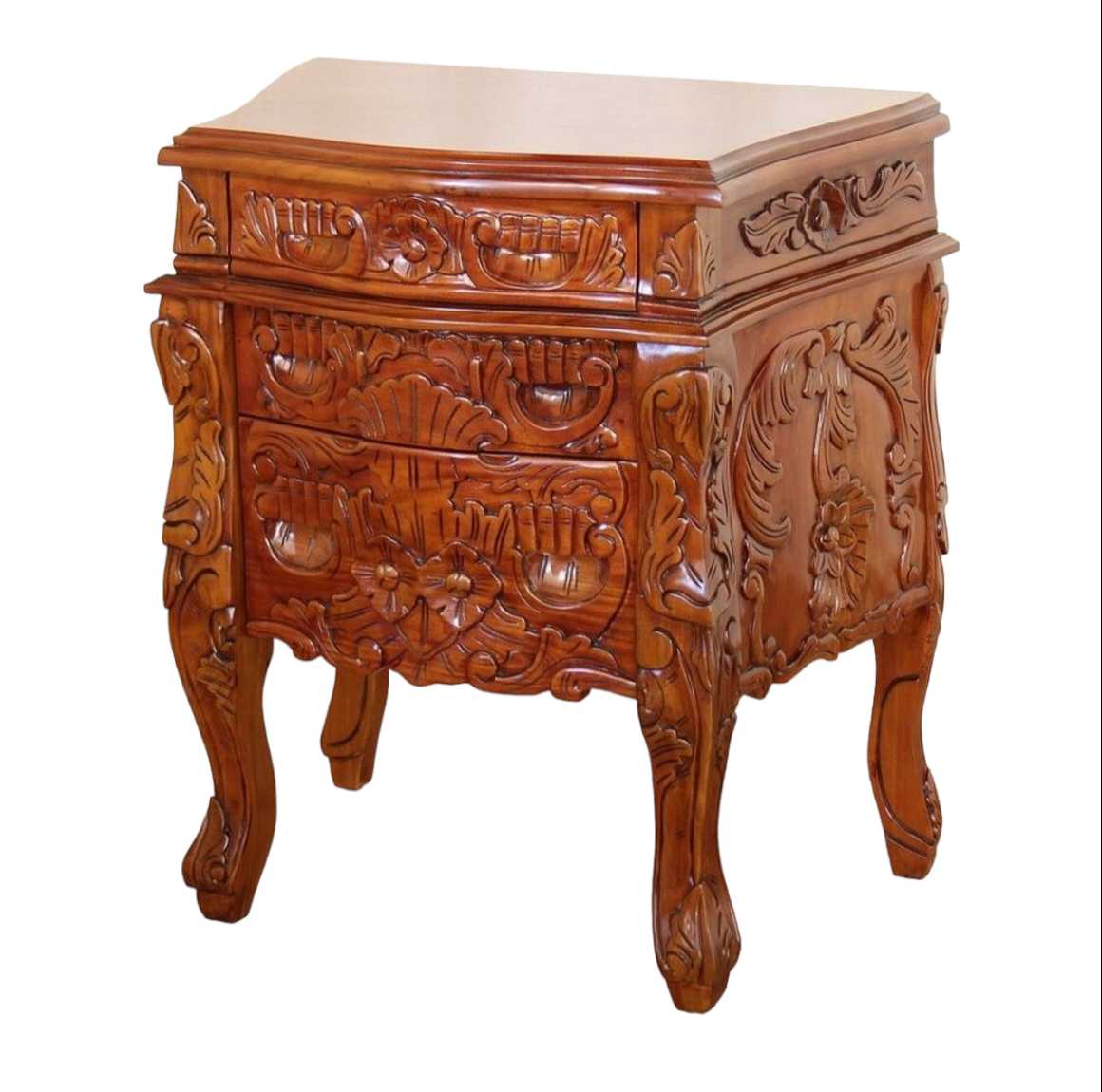 rococo bedside table